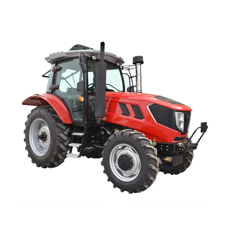 Used Wheel Tractors 90hp 4x4wd Fiat Engine Small Compact Agricultural Farm Machinery Equipment ...