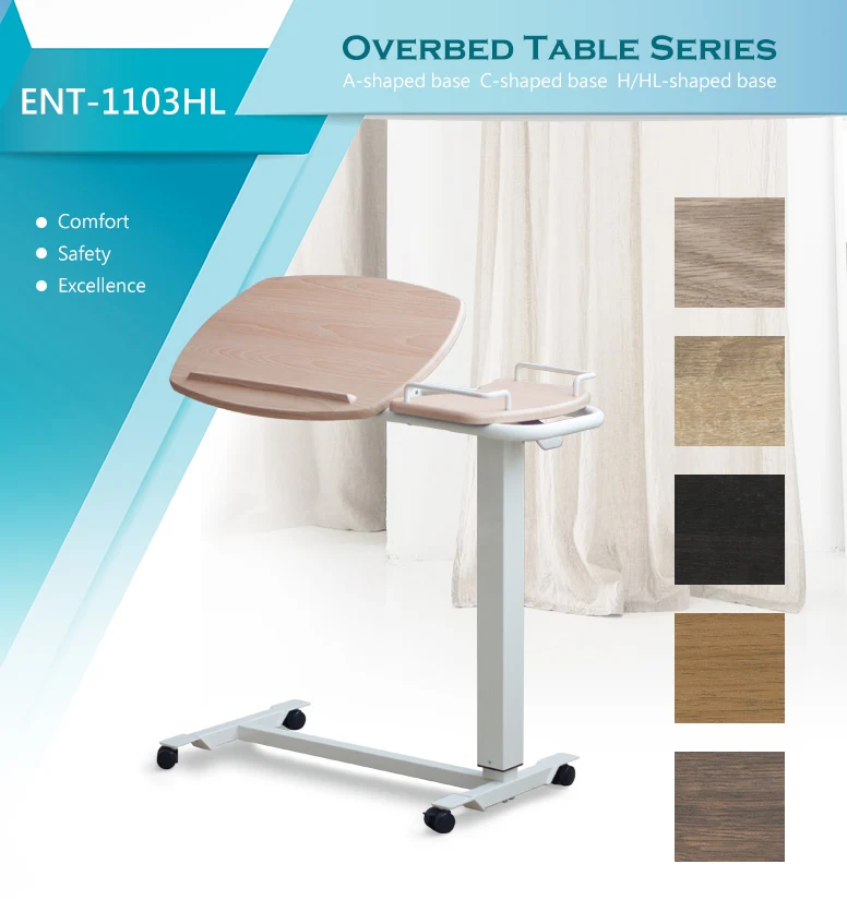 Low Frame Serves Both Side Of Bed Overbed Table,Ent-1103hl - Buy ...