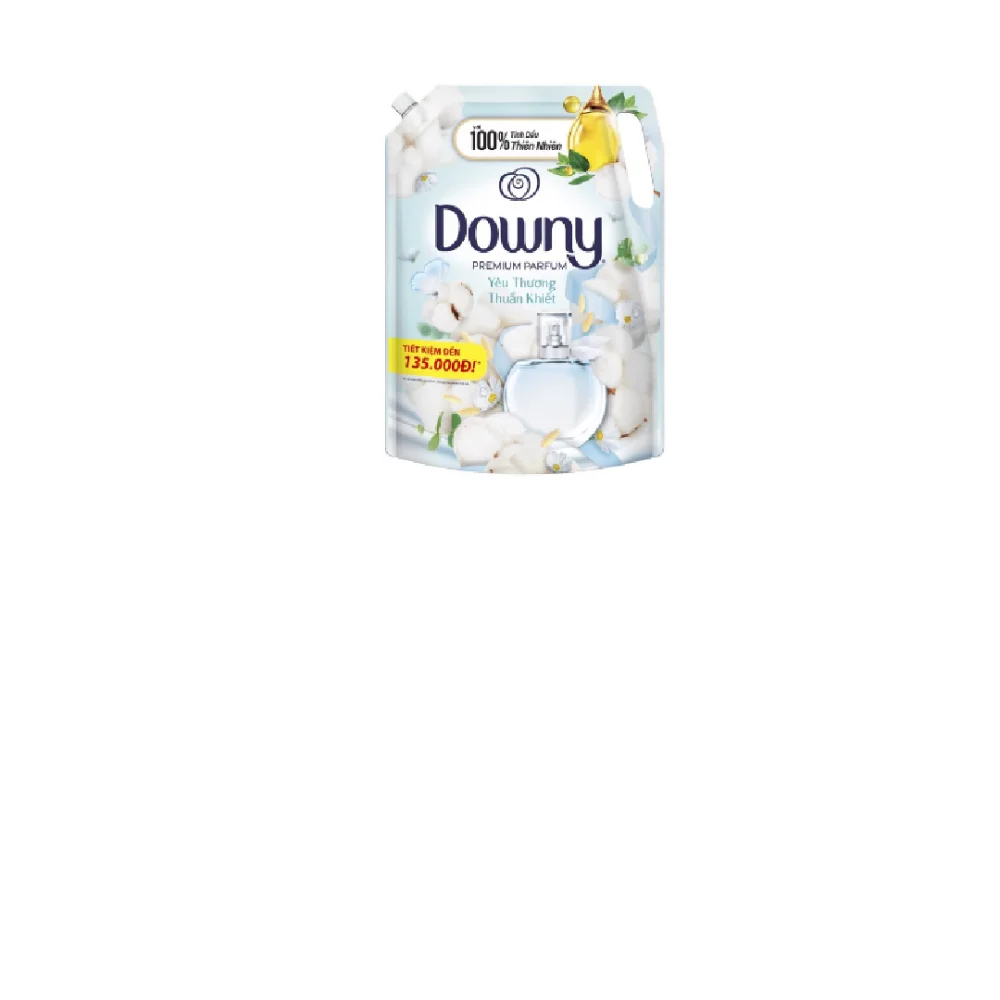 Downy Fabric Softener Premium Perfumn Pure Love 2.2l Fresh Scent For ...