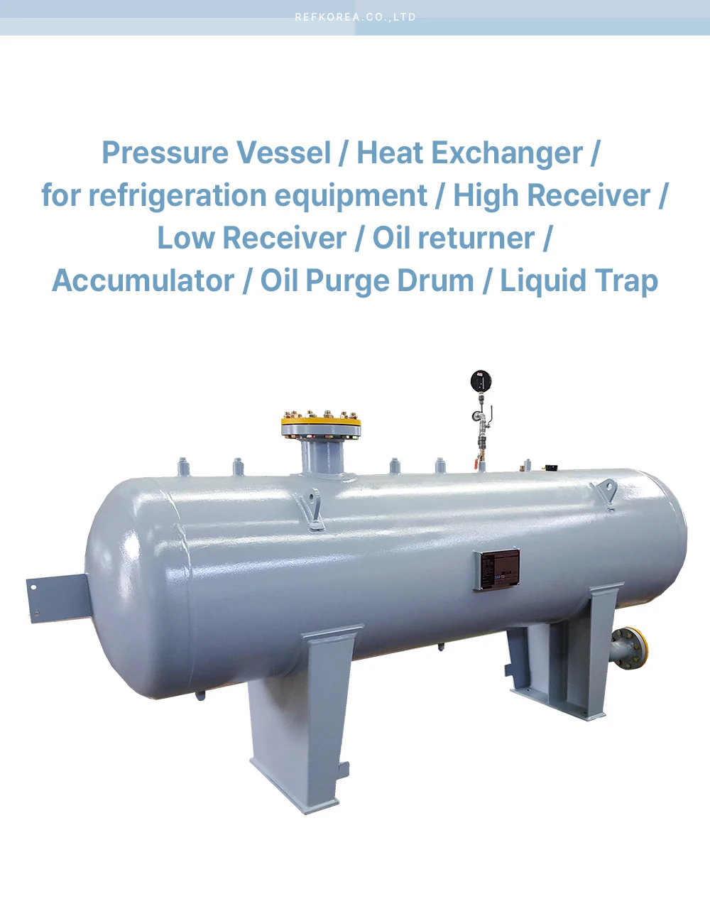 Made in Korea Pressure Vessel Machine High Receiver Wholesale Price for ...