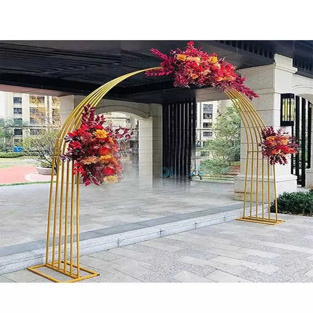 Luxury Wedding Event Entrance Metal Gate Arches Magnificent Wedding ...