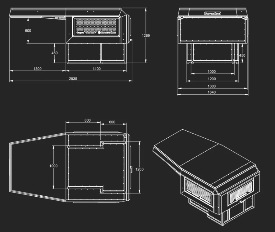 Expedition New Design Pickup 4x4 Truck Camper Luxury Popup Strong ...