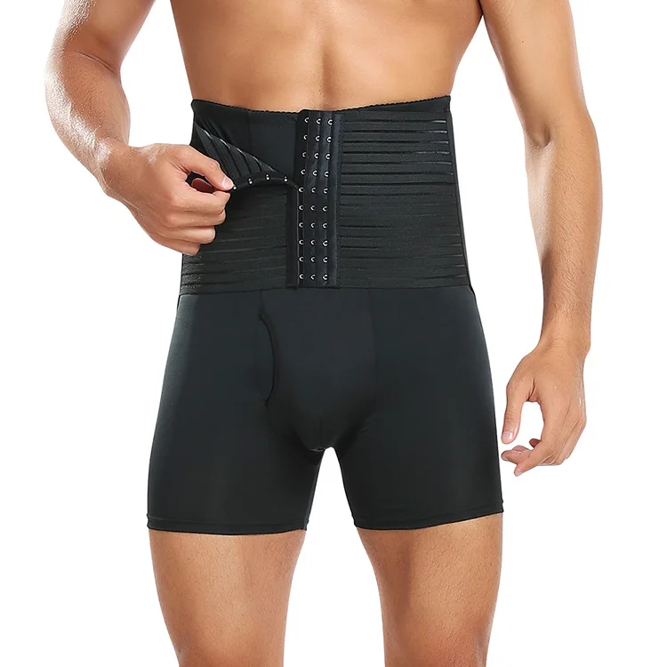 Men's Butt Lift Shaping Garment Thickened Tummy Control Shaping Pants ...