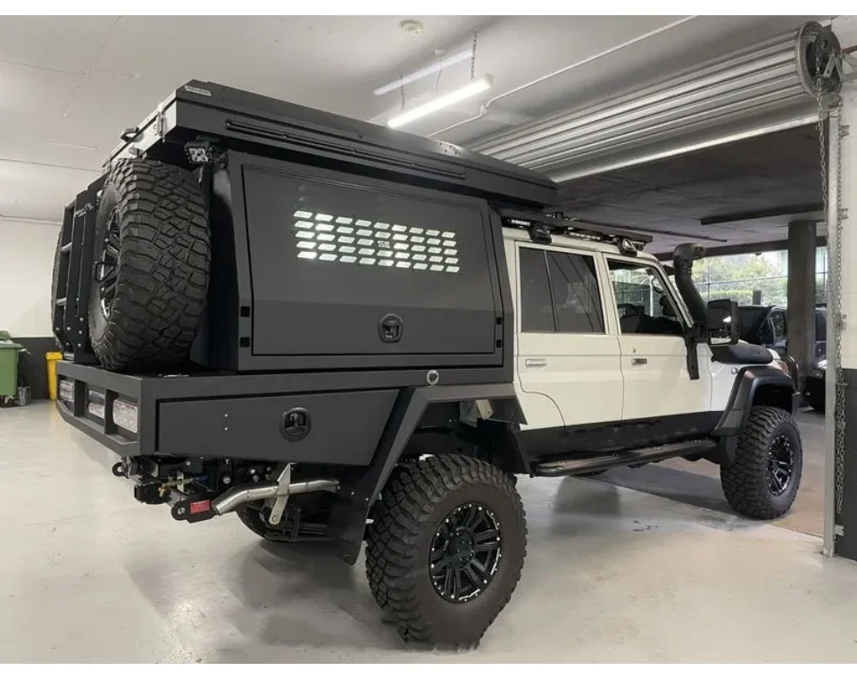 Customized Aluminum Ute Tray And Toolbox Camper With Drawer And Door ...