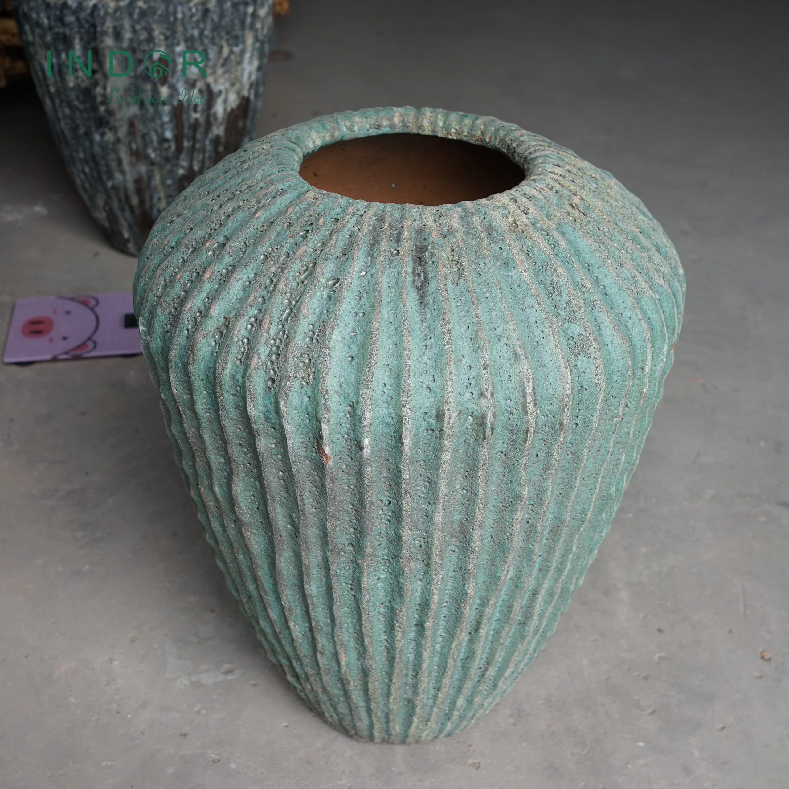 陶瓷高陶瓷越南大西洋风格绿色陶瓷锅OCR76TPS1绿色大尺寸户外家用花盆花瓶| Alibaba.com