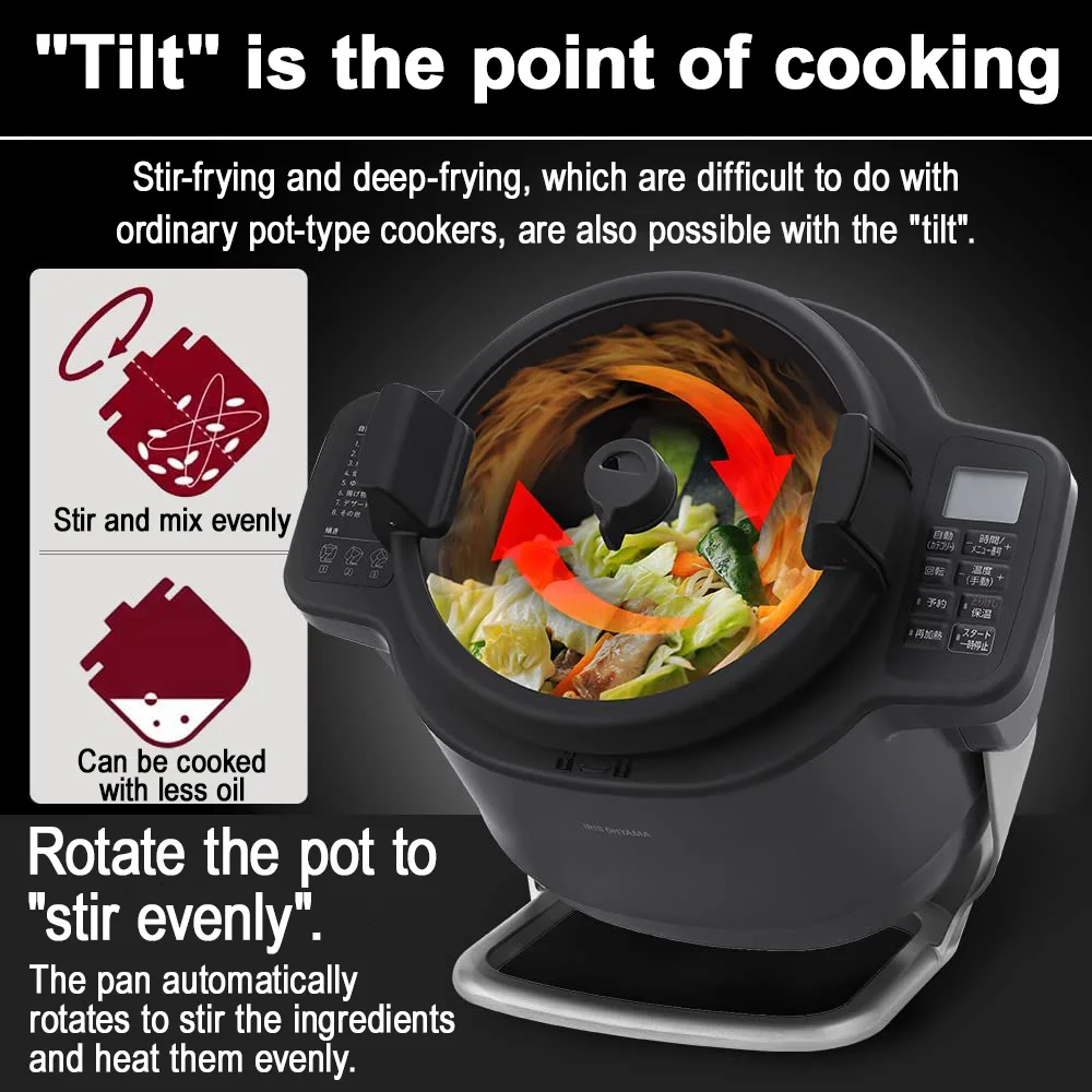 Tilting Pot Heating Mixing Industrial Cooker Jacket Cooking Kettle Food ...