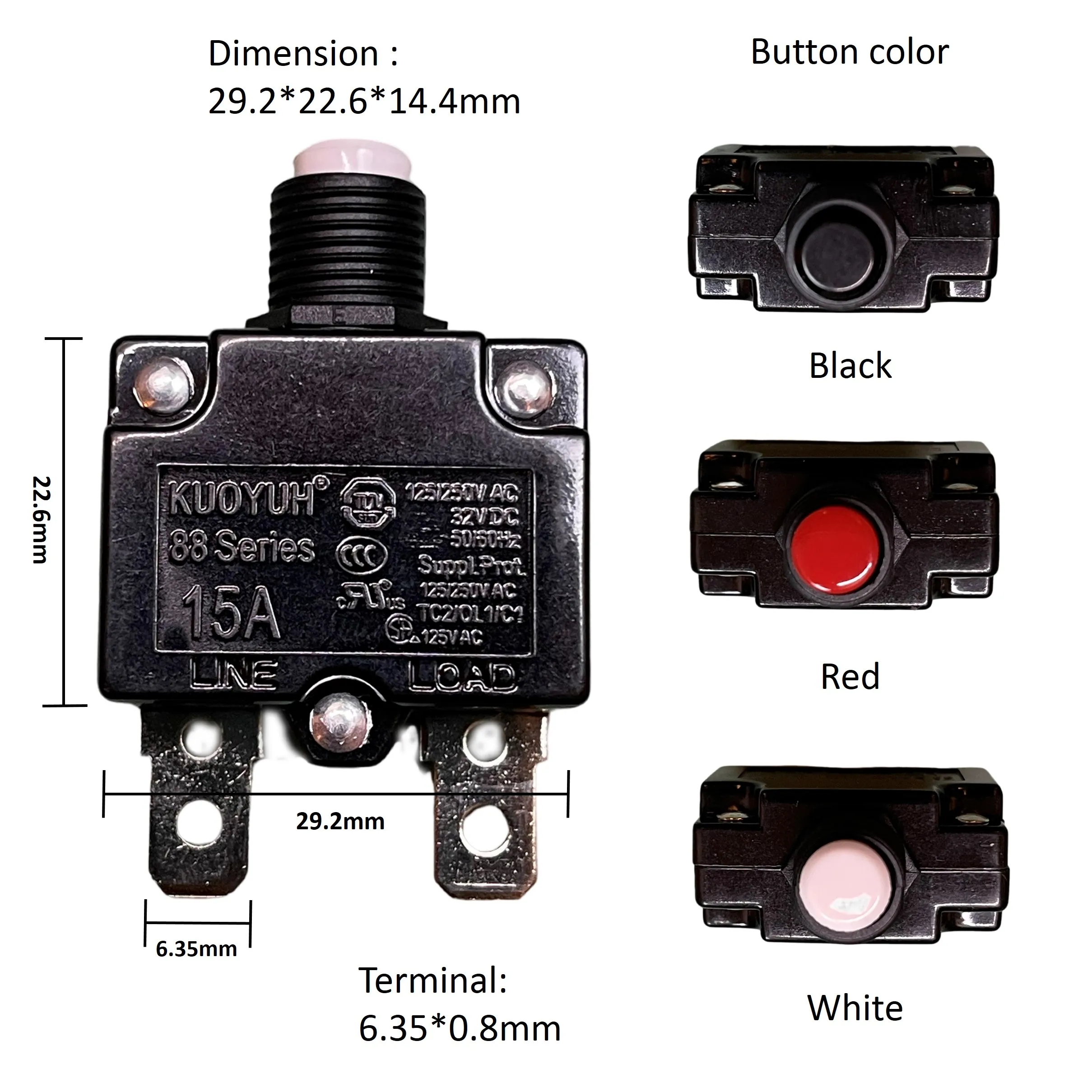 Kuoyuh 88 Series 15a Overload Protector For Power Strip - Buy Power ...