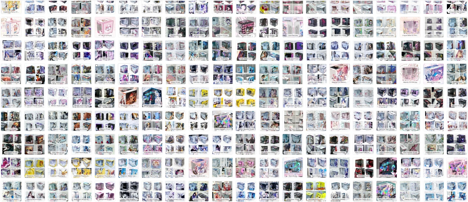 High Quality Newest Design Blue Rem High Efficiency Gaming Computer ...