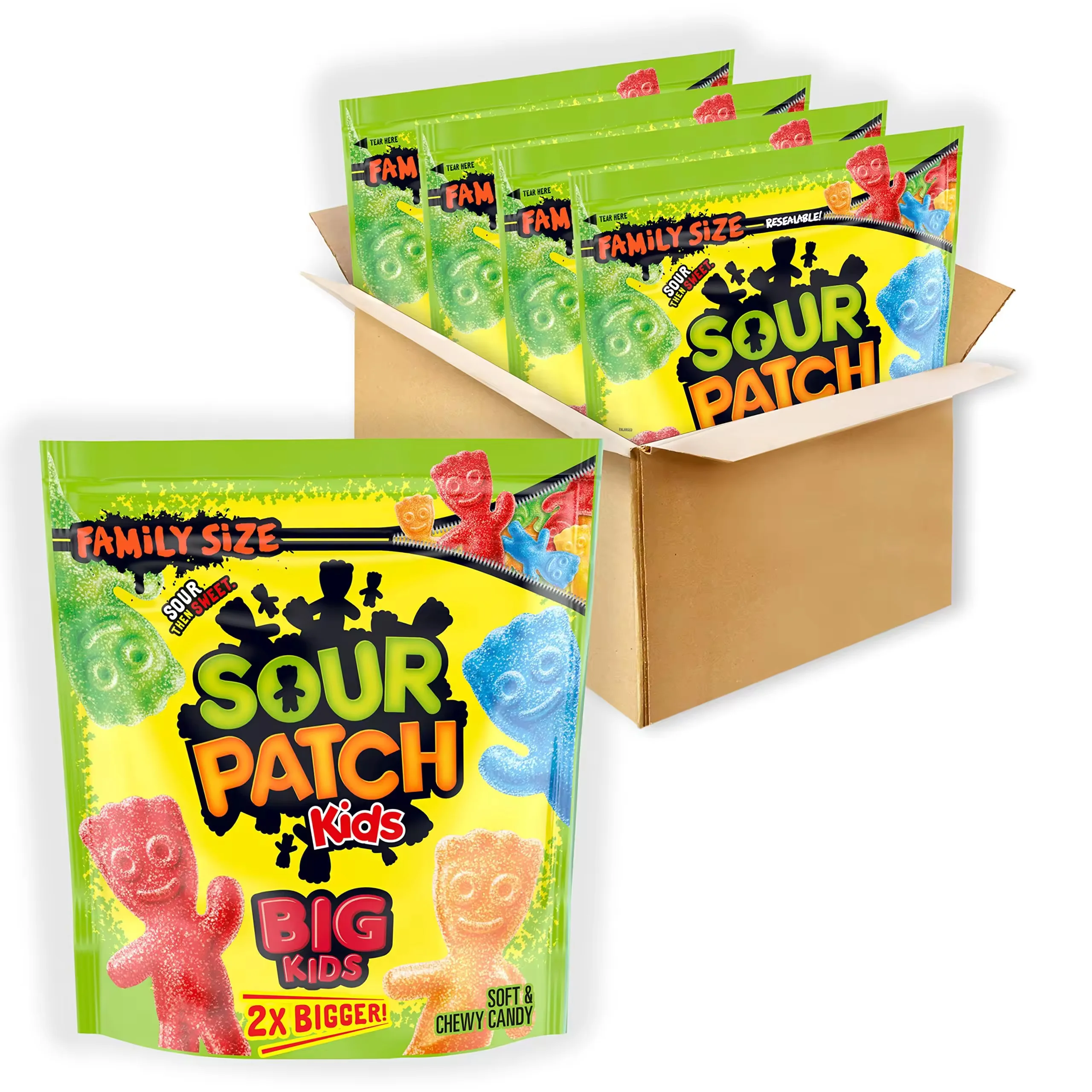 Sour Patch Gummy Uk Candy Gift Box | Vegan Halal | Large Packs ...