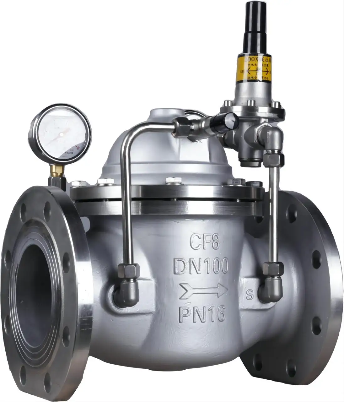 Sanitary Grade Stainless Steel Pressure Regulating Valve Safety Exhaust ...