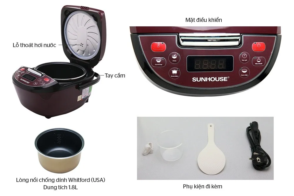 Custom Logo Smart Electric 1.8l Rice Cooker - Buy Portable Rice Cooker ...