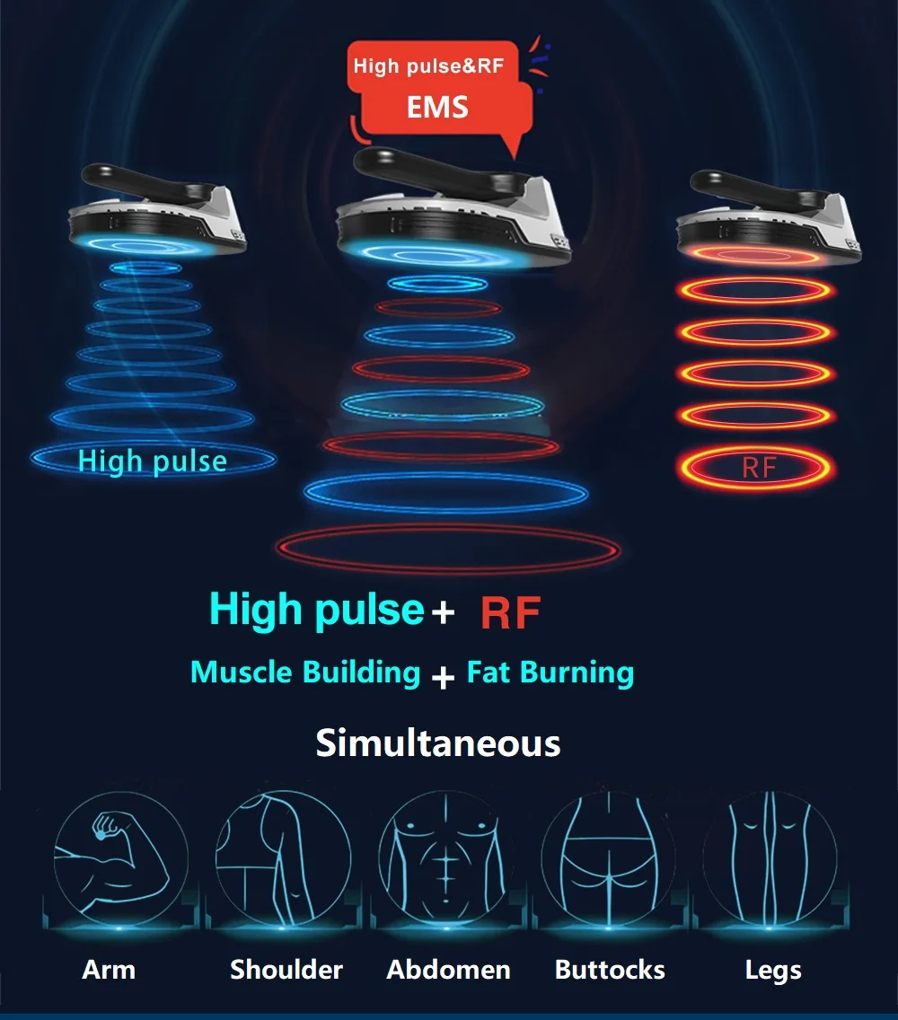 Ems Neo Hi Emt Ems Muscle Stimulator Beauty Elector Tighten For Butt Body Sculpt Build Muscle ...