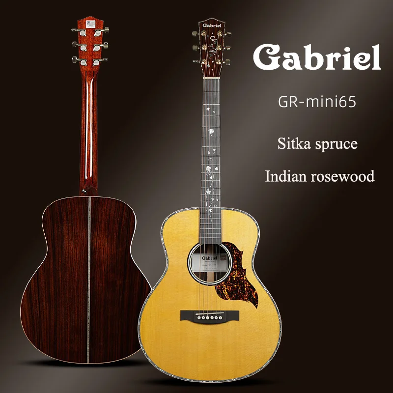 Gabriel Guitar Manufacturer Factory Oem Rosewood Spruce Top Gr-mini65 ...