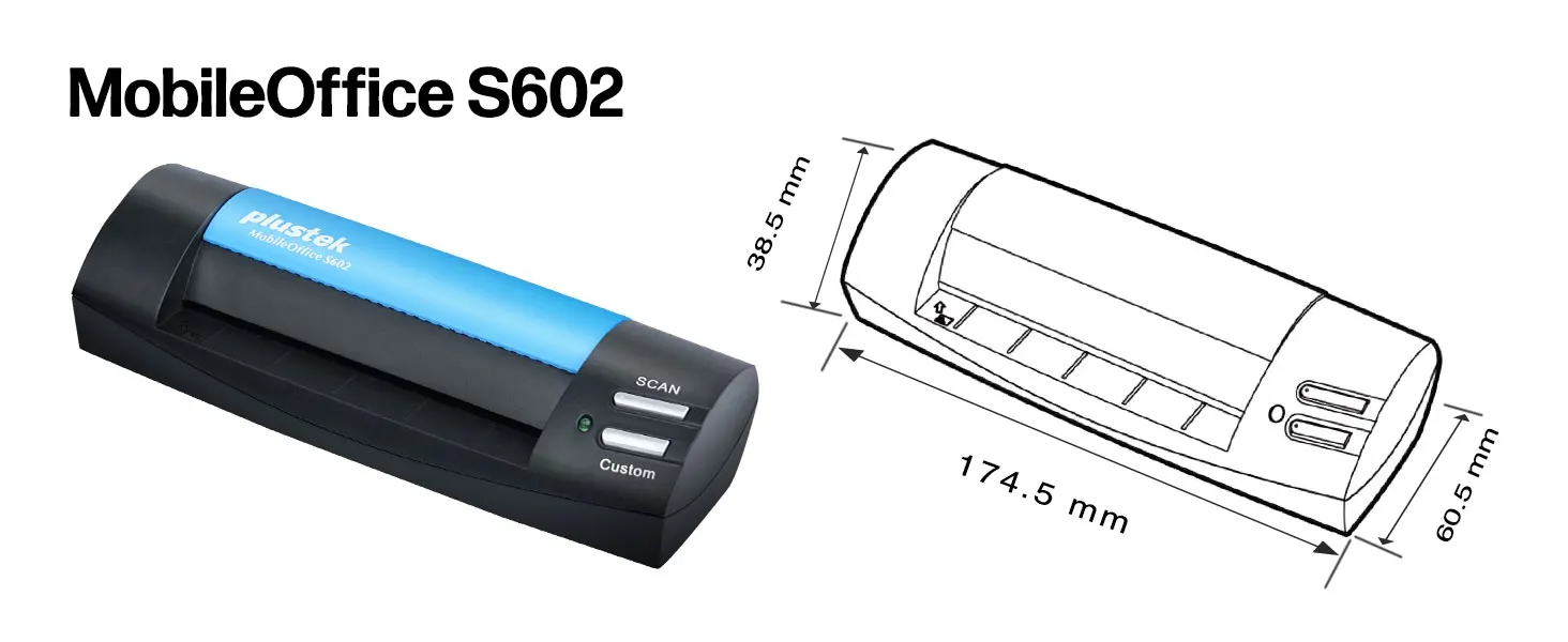 Plustek ID Card Scanner - Efficient Automatic Duplex Reader