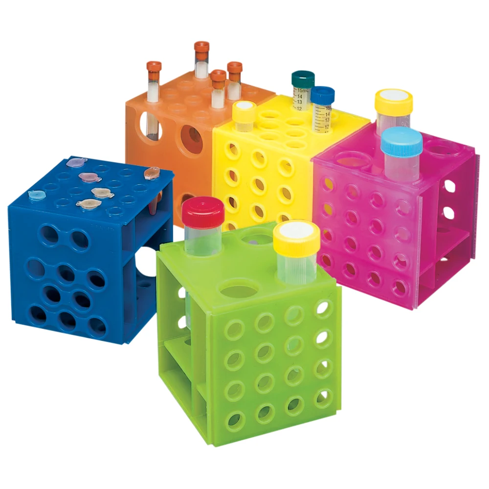 CUBE RACK - High Quality Plastic Test Tube Rack for Lab