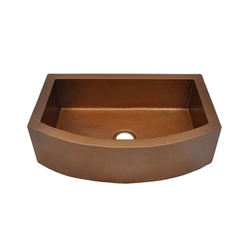 New 2024 Farmhouse Copper Bar Bucket Sink New Double Wall Handmade Kitchen Copper Bucket Hotels