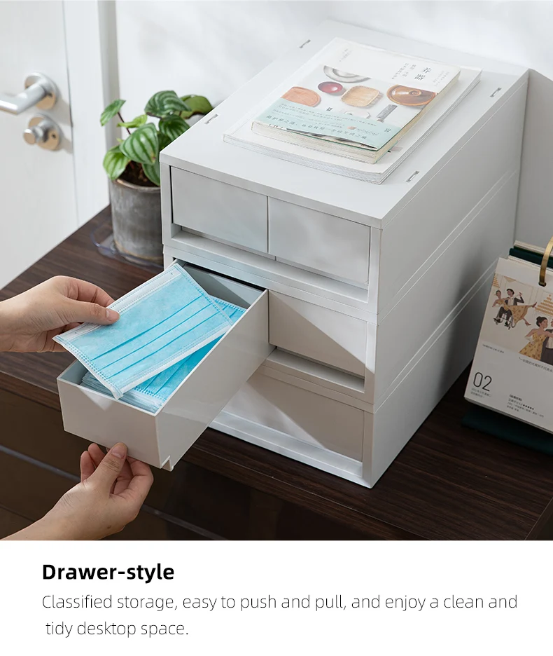 Shimoyama High Quality Plastic Composable Home Office Under Desk File ...