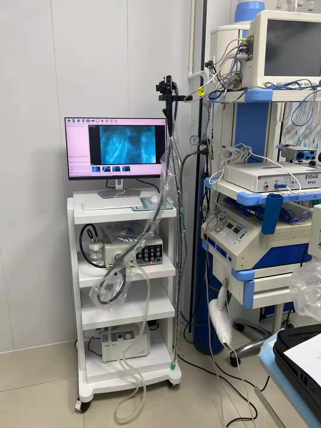 Medical Laparoscopy Tower Laparoscopic Instrument Laparoscopet Surgery ...