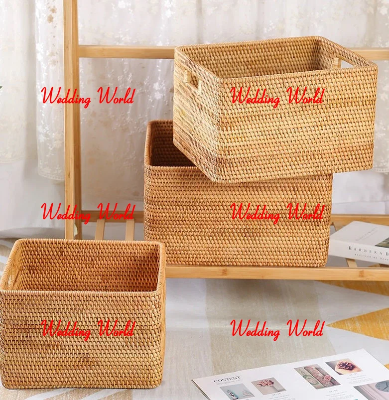 Tall Size Storage Rattan Basket High Quality Handmade Designer Basket ...