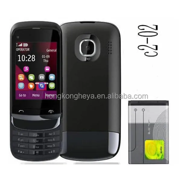 For Nokia C2-02 Factory Unlocked Wholesales Simple Super Cheap 3G ...