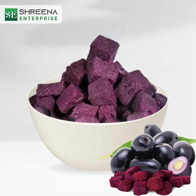 Freeze-dried Blueberry Kala Jamun Diced Dehydrated Fruit Jam Dessert ...