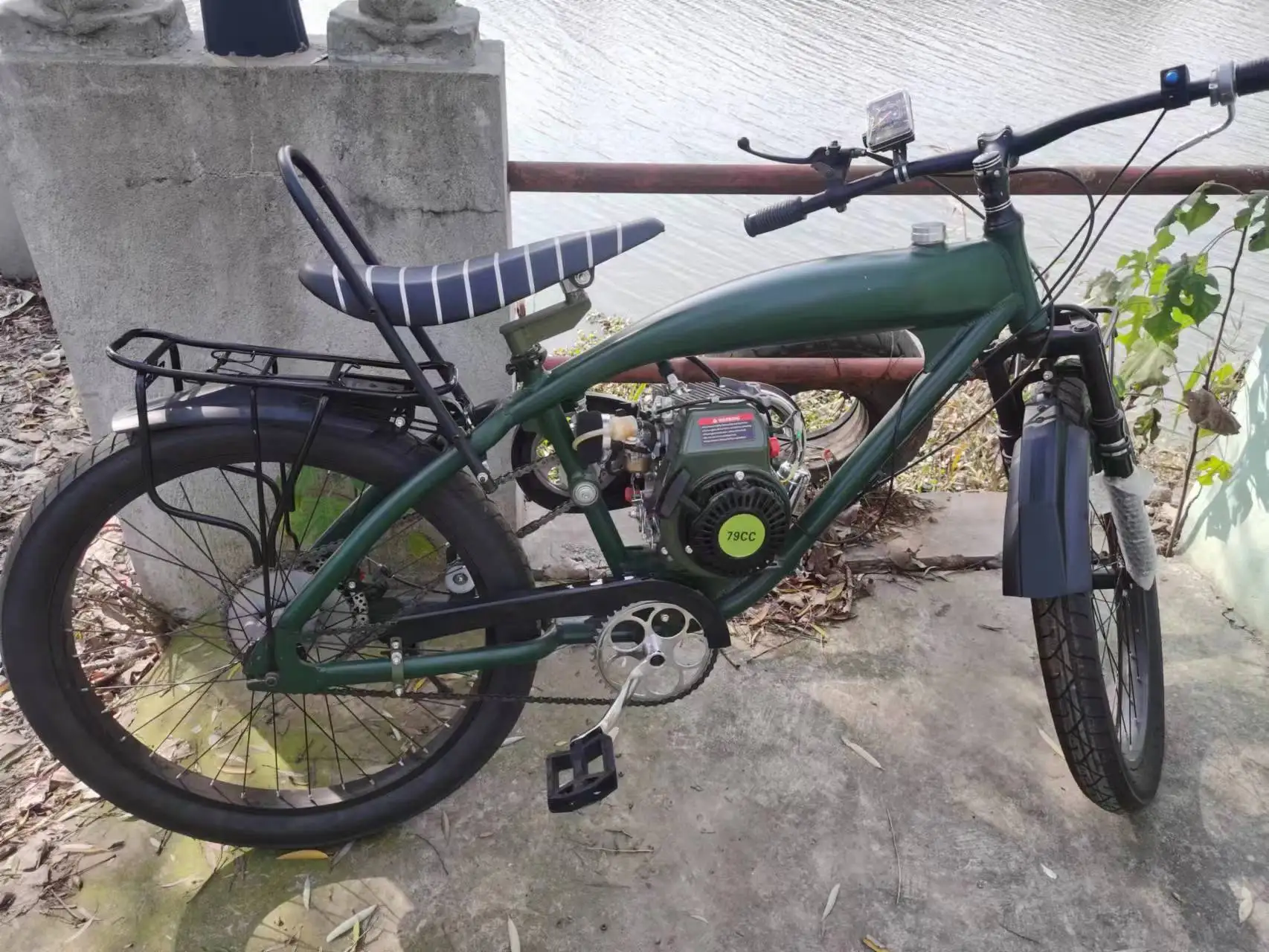 2 Stroke Gas Engine Electric Bicycle Mountain Pocket Bike Complete ...