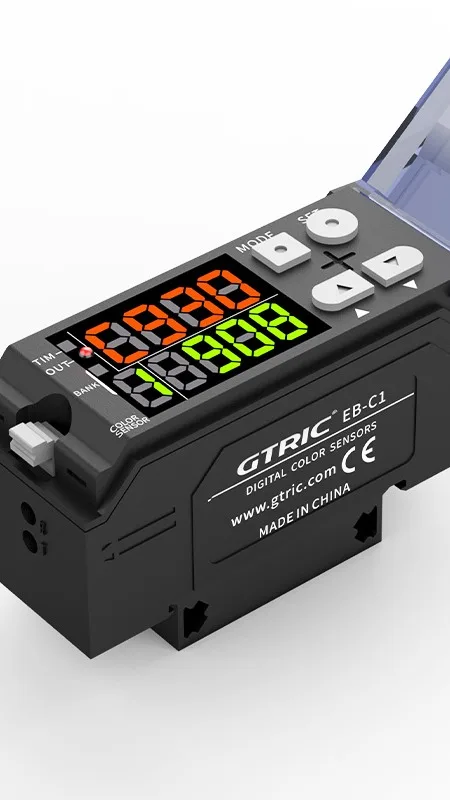 Gtric Color Recognition Fiber Optic Sensor Coaxial Probe Rgb 3 Color ...