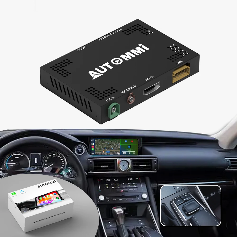 Autommi Wireless Apple Carplay Android Auto For 2014-2020 Lexus Es/nx ...