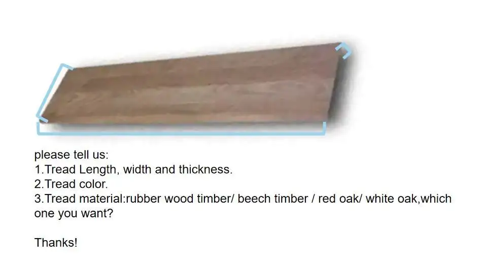 Solid Wood Treads Oak Step Ash Timber Stair Cover Staircase Wooden ...