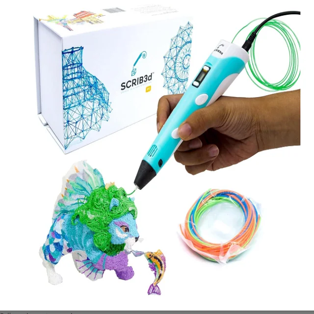 Scrib3ds P1 3d Printing Pen With Display Includes 3d Pen,3 Starter ...