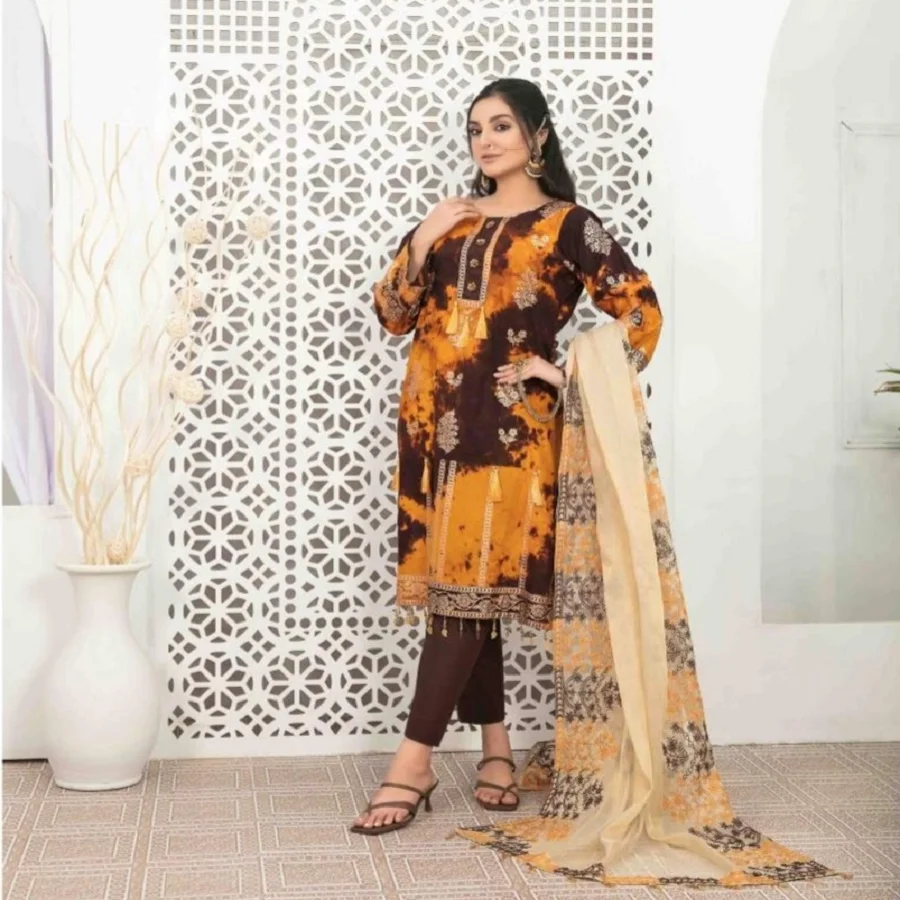 Whole Sale Pakistan And Indian Ladies 3 Piece Lawn Suits By Tawakkal ...