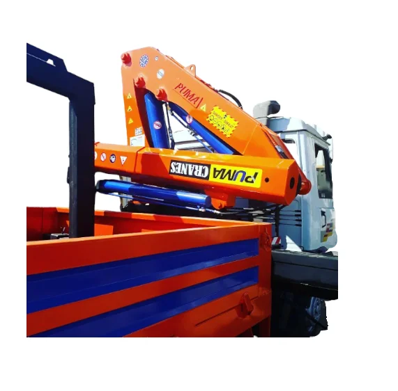 Puma Knuckle Boom Truck Mounted Crane Strong Construction High Quality ...