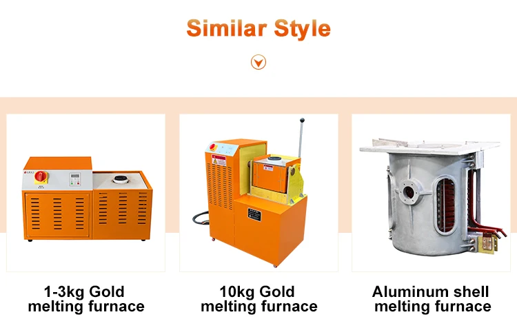 Metal Induction Melting Furnace 30-100kg for Steel, Iron, Copper, and ...