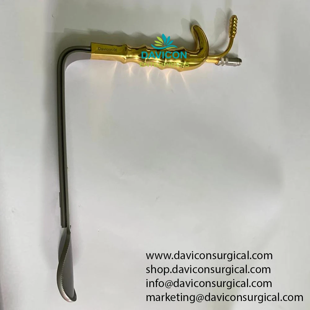 Stainless Steel Plastic Surgery Epstein Breast Retractor Fiber Optic ...