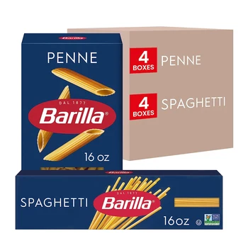 Premium Pasta & Spaghetti Variety Pack - 16 Oz. Boxes,Durum Wheat ...