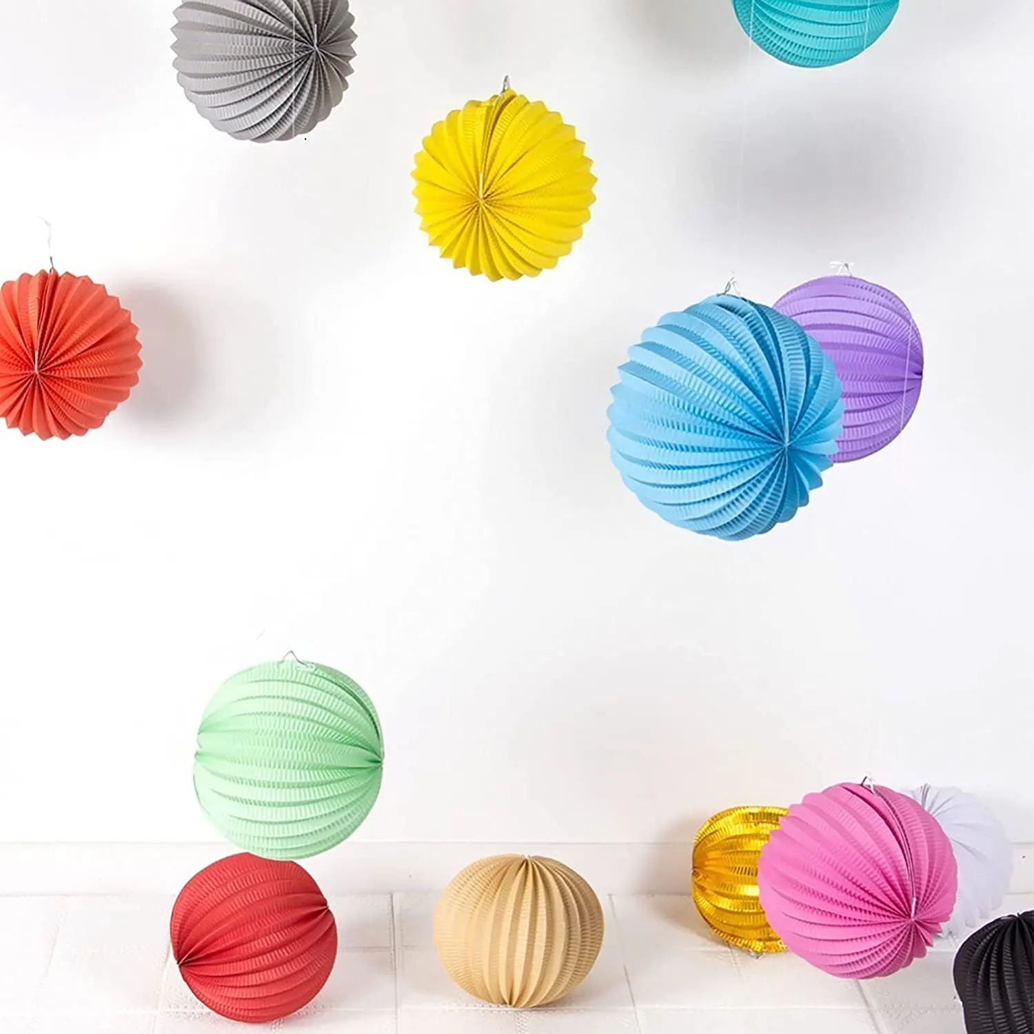 Nicro Peach Bulk Honeycomb Party Watermelon Shaped Party Hanging Wall ...