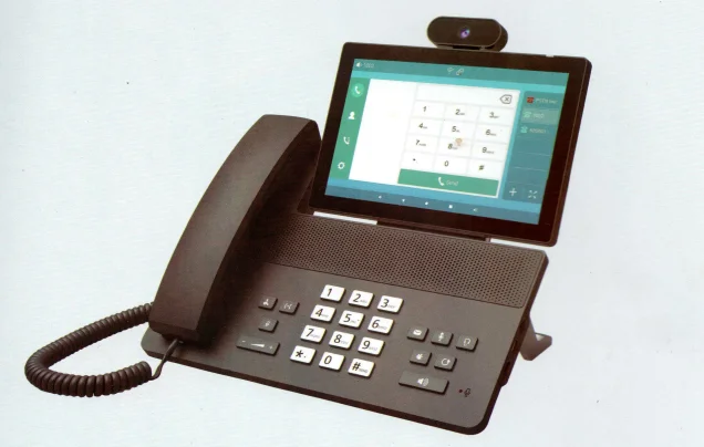 8 Inch Screen Android IP Phone VoIP PSTN 4G 6 SIP Line POE WiFi Network ...