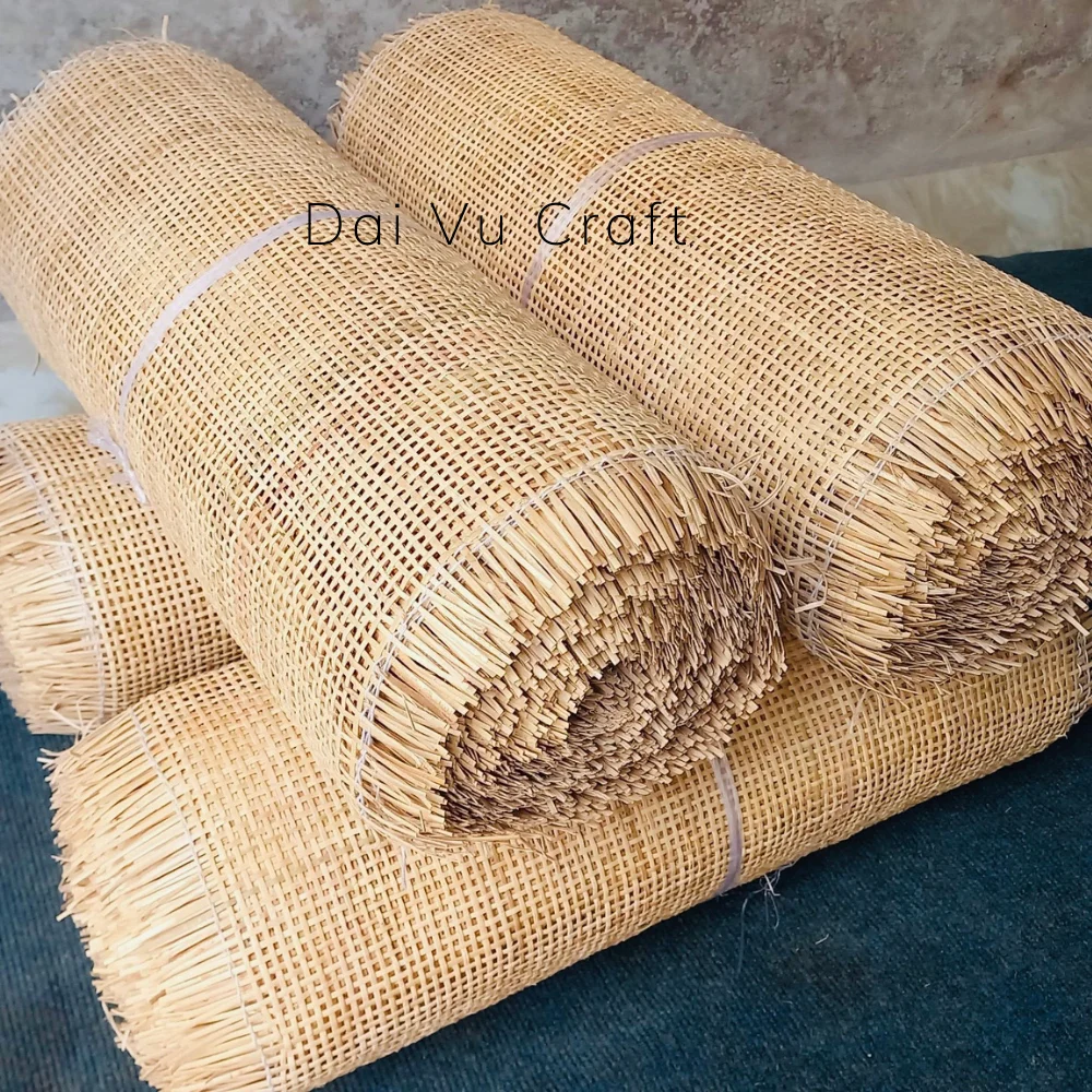 Natural Rattan Cane Square Webbing Cane Webbing Roll For Rattan ...