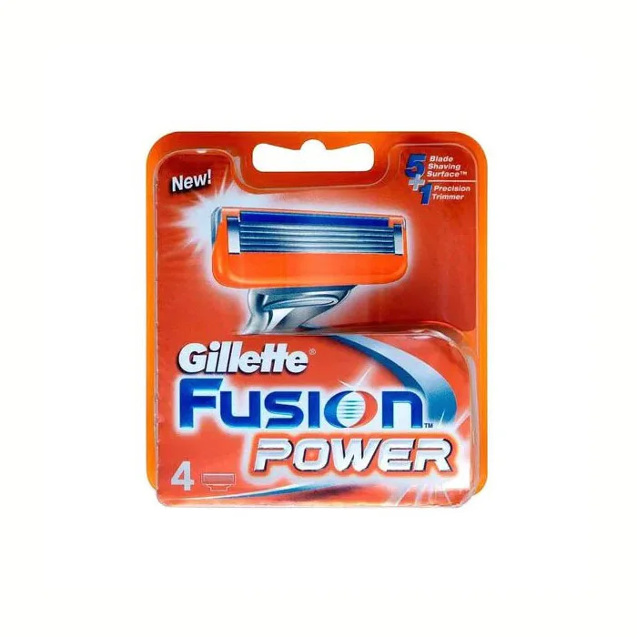 Gillette Fusion5 Power Men's Razor Blade Refills,4 Count - Buy ...