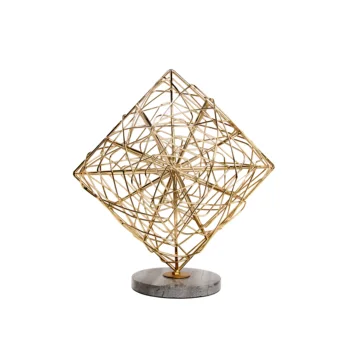 Modern Metal Wire Sphere Decor Artistic Still Life Pattern Handicraft ...