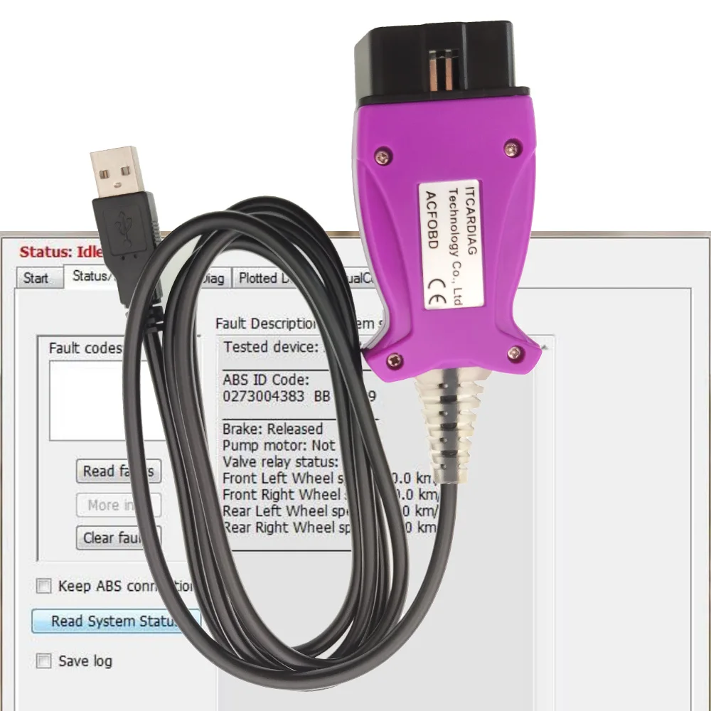 ITCARDIAG ACFOBD - Reliable OBD2 Diagnostic Tool for ABS SRS Cluster