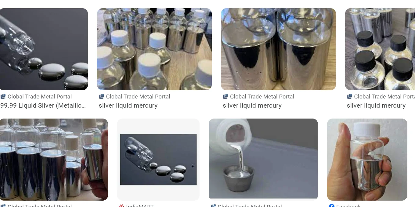 Raw Material Metals Alloys Iron Powder Mercury Silver For Gold - Buy ...