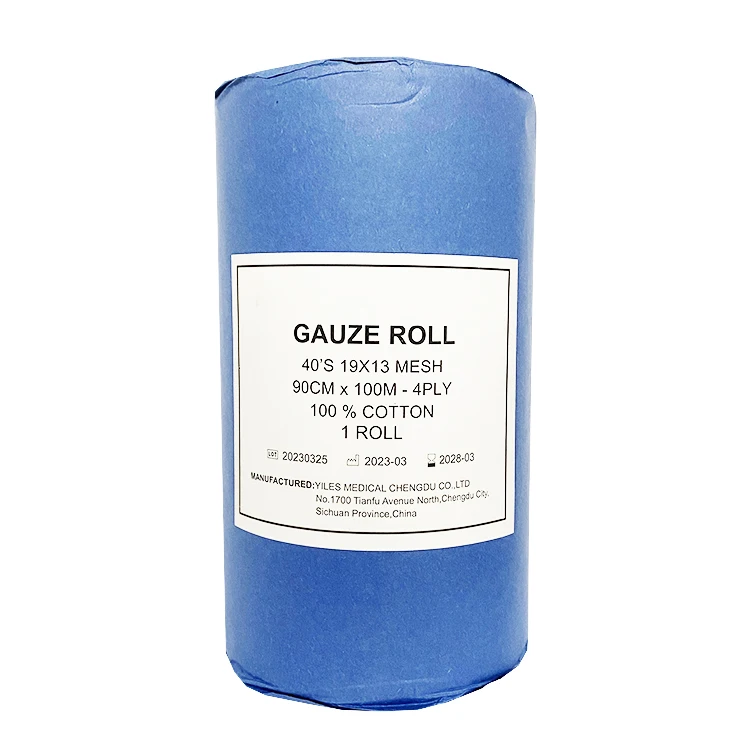 Factory Supply OEM Size Non-sterile 90cm*100m 4 Ply Medical 100% Cotton ...