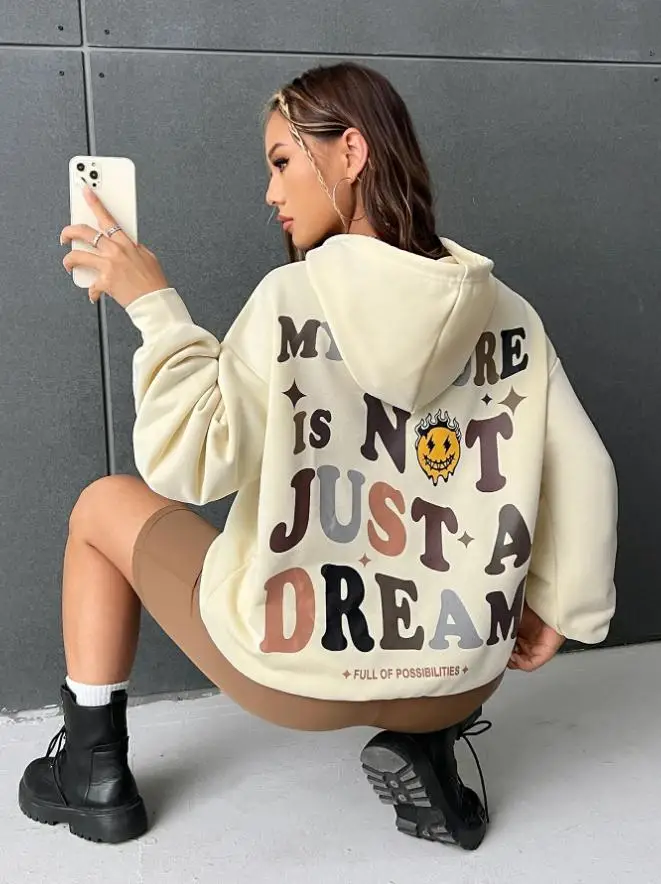 Custom Private Design Screen Printing Hoodie 100% Cotton French Terry ...