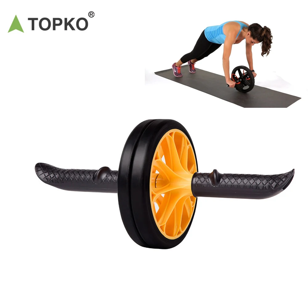 Topko Ab Wheel Roller Abdominal Stomach Exercise Training Home Fitness ...