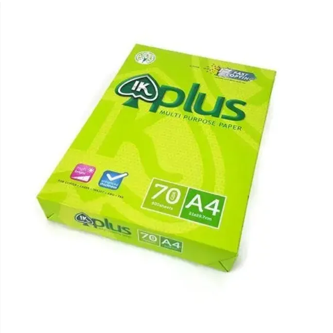 New Quality Ik Yellow A4 Paper 75 Gsm 70 Gsm/bond Paper/ik Plus A4 ...