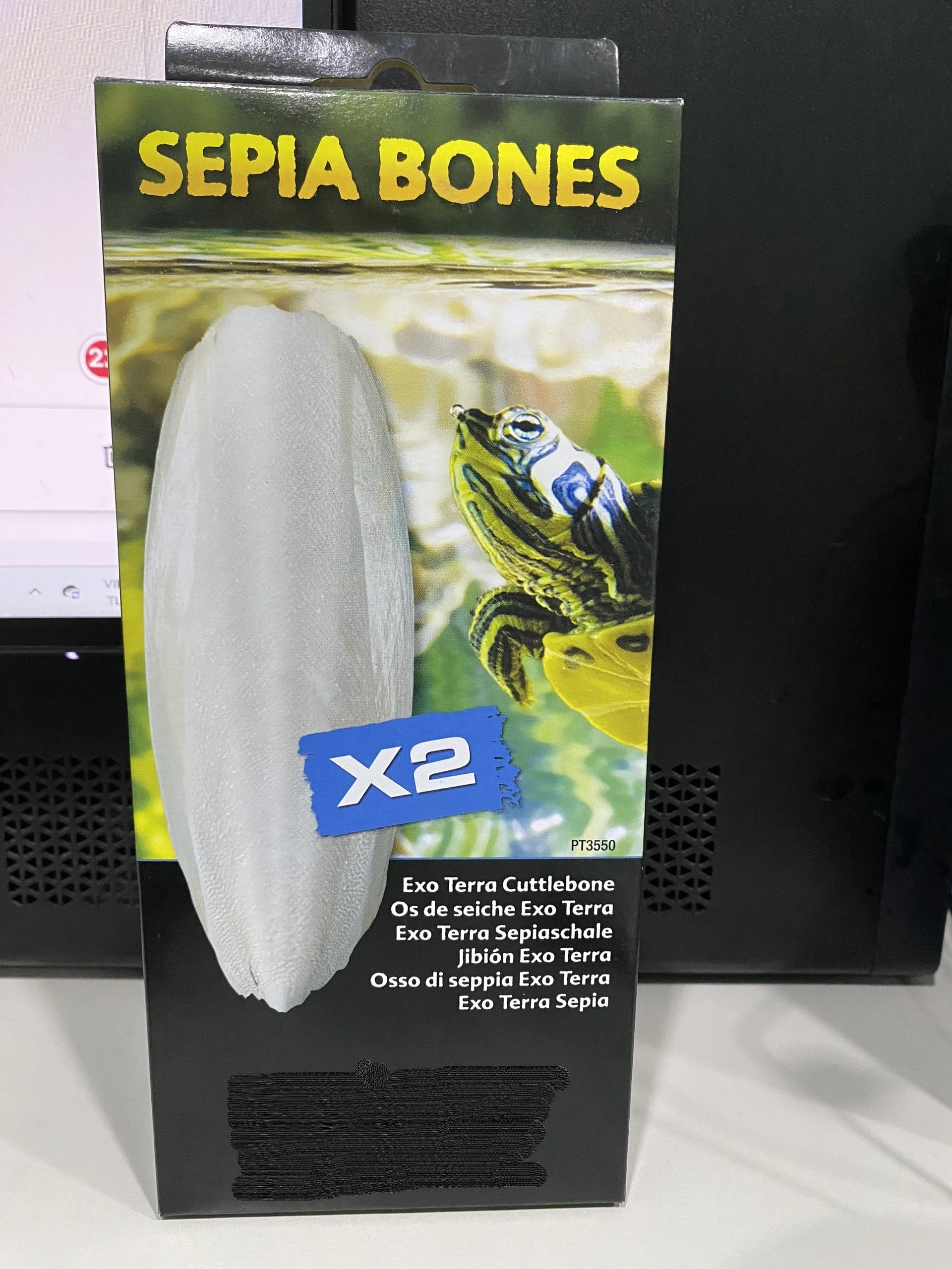 Cuttlefish Bone For Birds Trimmed Blister Pack With 6 Pcs Attached ...