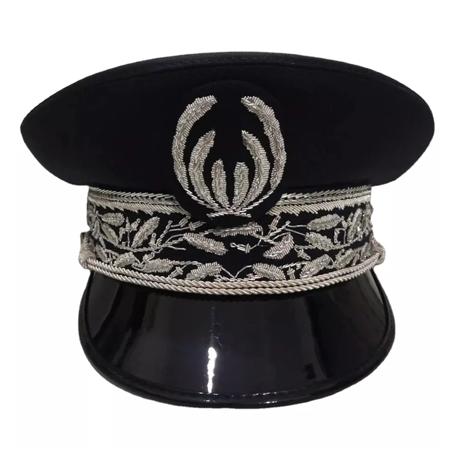 Oem Service Embroidered Uniform Officers Caps Seller Durable Custom ...