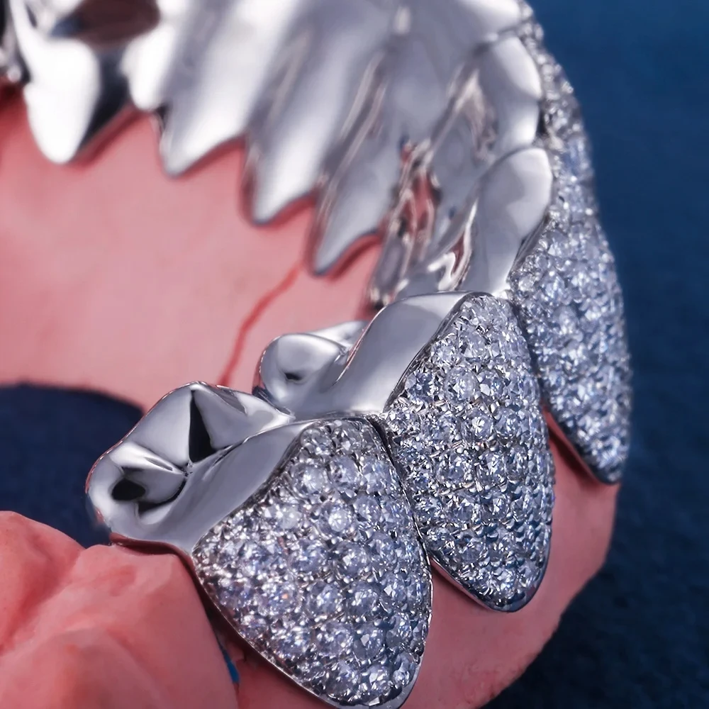 Embreld 10K Gold Teeth Grill - Customizable Diamond Party Jewelry