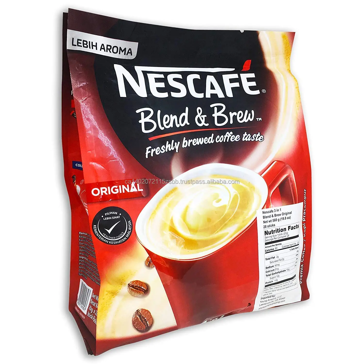 Nescafe Classic 3in1 Instant Coffee - 20 Sticks - Milk Sugar Coffee In ...